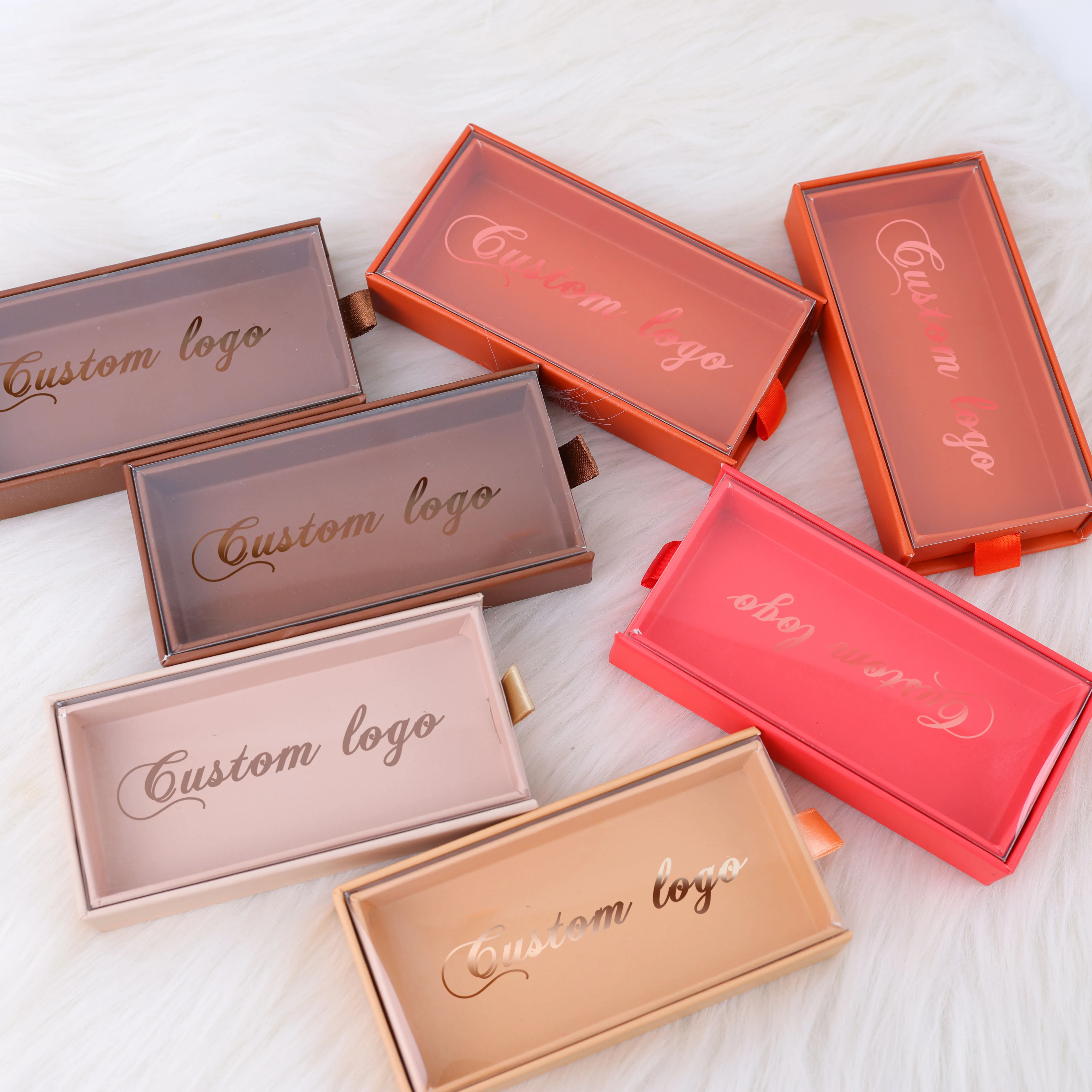 Magnetic Pvc Drawer Individual Box False Lash Packaging Private Label ...