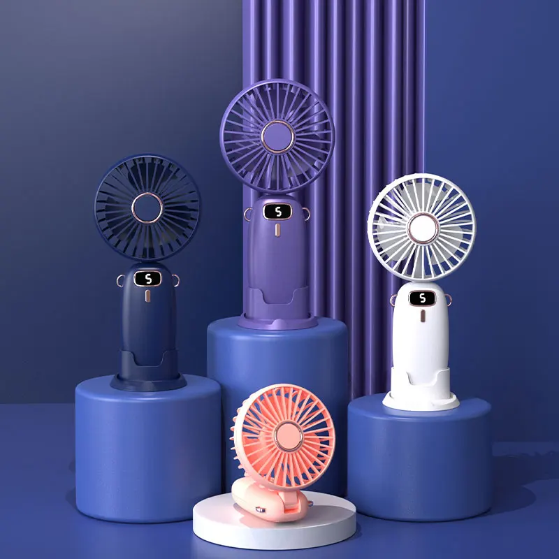 Mini Fans Outdoor Electric Folding Fans Small Handheld Rechargeable ...