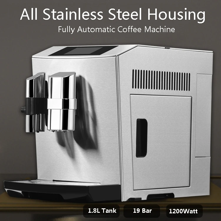 All Stainless Steel Housing 19 Bar Smart Coffee Makers Espresso Fully ...