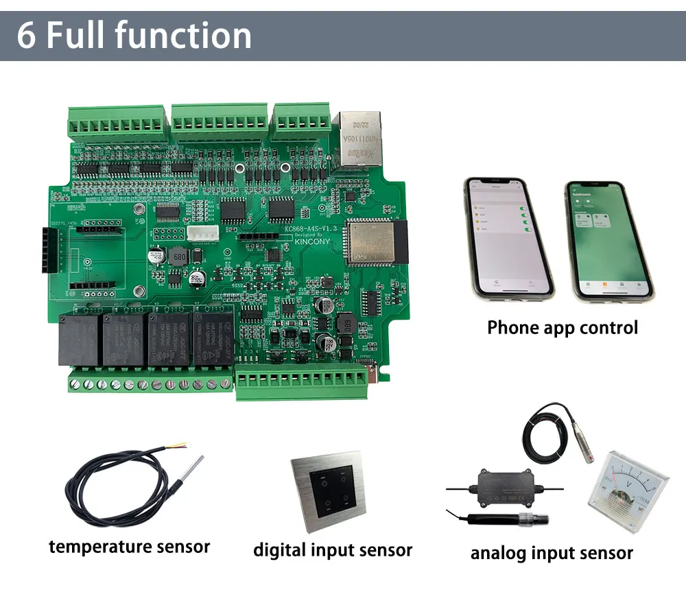 KC868-A4S ESP32 4G PWM Analog Output DS3231 RTC Relay Board