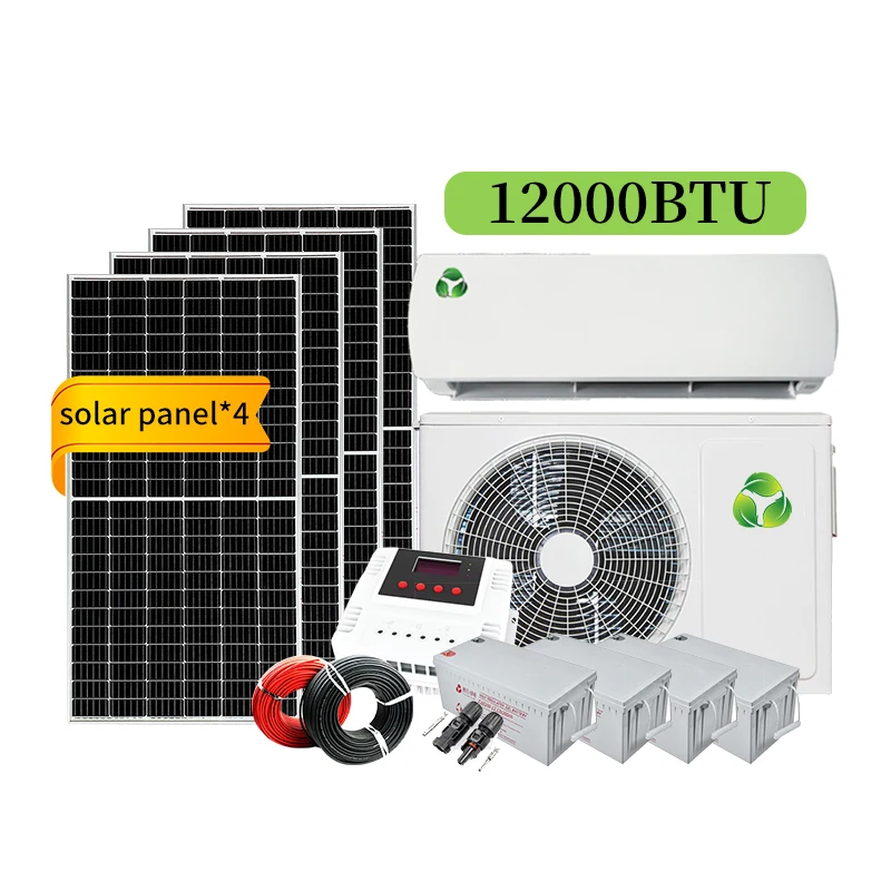 Tunto Dc Solar Air Conditioner Heat Pump 9k 12k 18k 20k 24k 36k Single ...