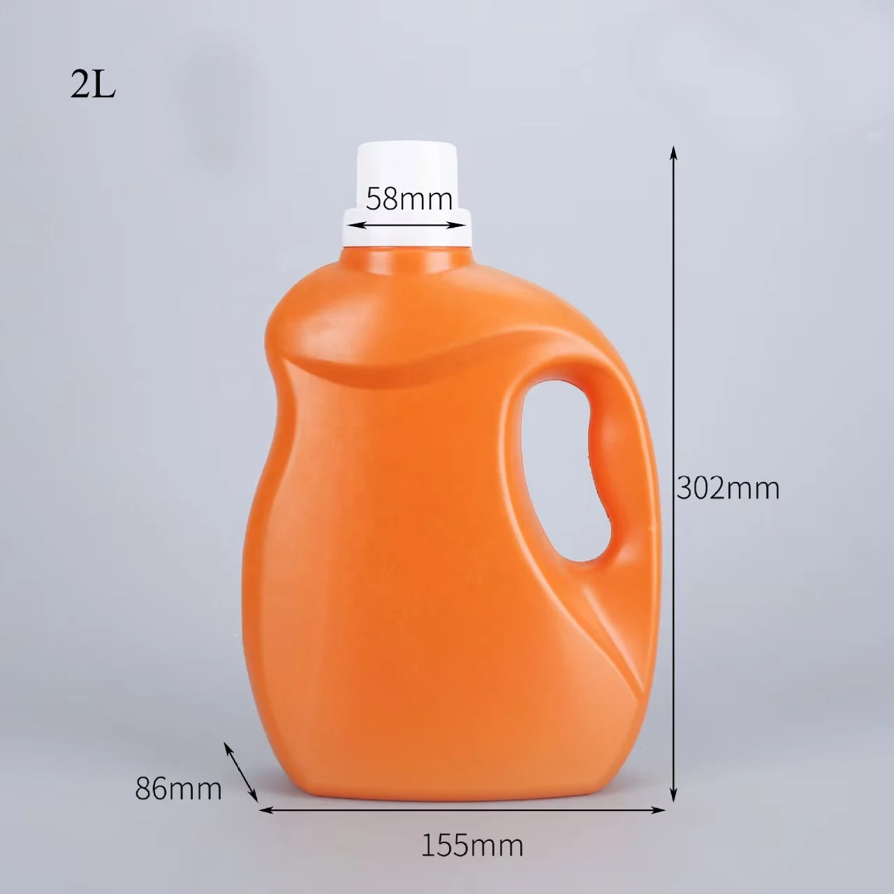 HDPE 2L & 5L Softener & Laundry Detergent Liquid Packaging Bottle Crown ...