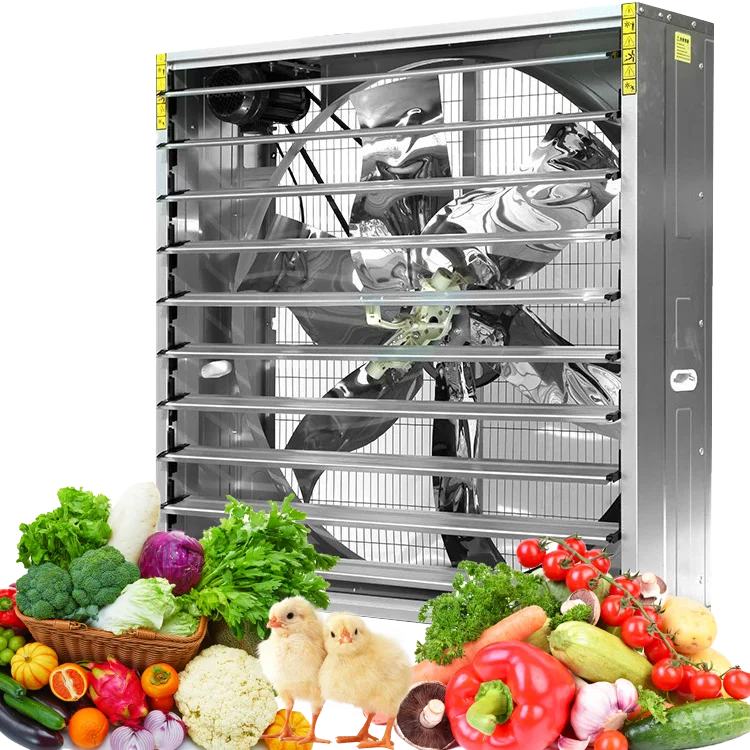 Push Pull Big Blower Cooling Fan Warehouse Greenhouse Roof Poultry Farm ...