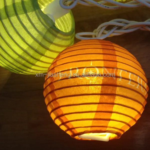 Battery Operated Paper Ball Lantern fairy String Light for Home ...