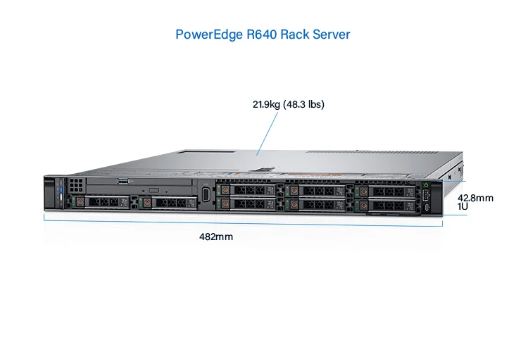 Dell Poweredge R640 Cto Rack Server Ecs - Buy Server R640,Dell 1u Rack ...