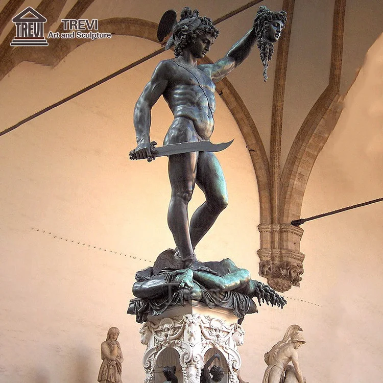 Greek Mythology Popular Figure Sculpture Bronze Perseus Killing Medusa ...