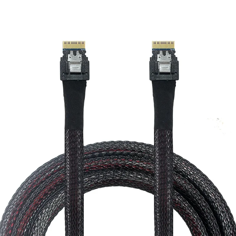 Slim Sas Sff-8654 4i To Sff 8654 4i 12g 24g High-speed Connection Cable ...