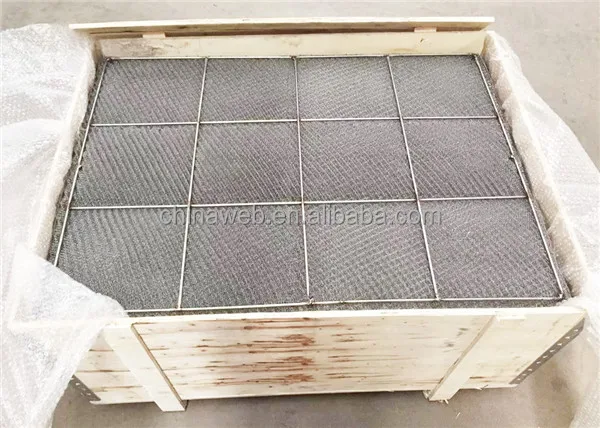 Oil Mist Eliminator Wire Mesh Demister Pads Separator for Crude Oil ...