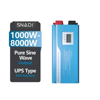 Snadi 1kw 1.5kw 2kw 3kw 4kw 5kw 6kw 8kw 10kw Pure Sine Wave Low ...