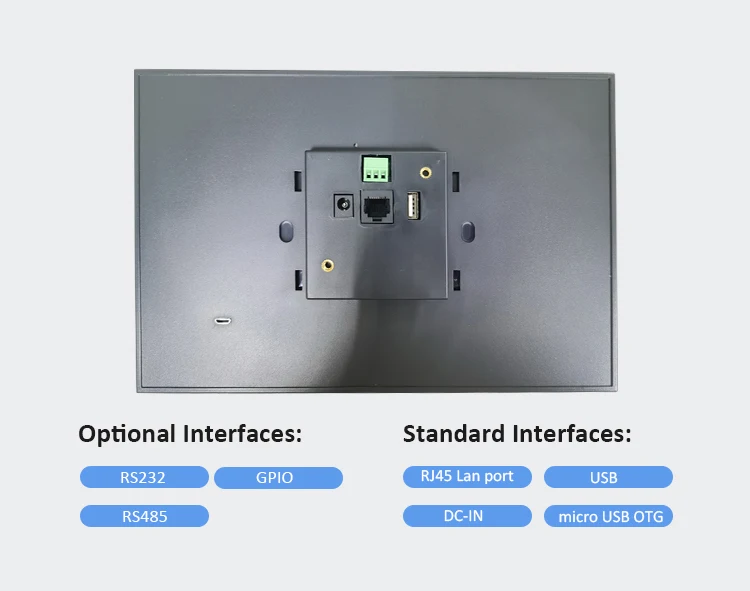 10 Inch Rs485 Touchscreen Keypads With Inwall Mount Bracket And Gpio ...