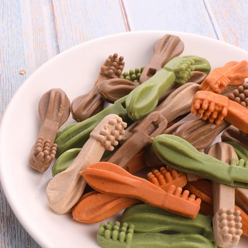 European Quality Assurance Chicken Flavored Toothbrush Molar Stick With ...