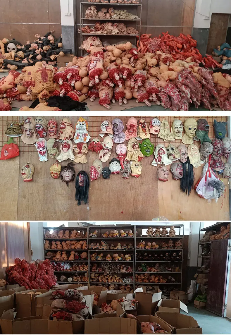 Wholesale High-quality Halloween Horror Person Face Decay Party Mask ...