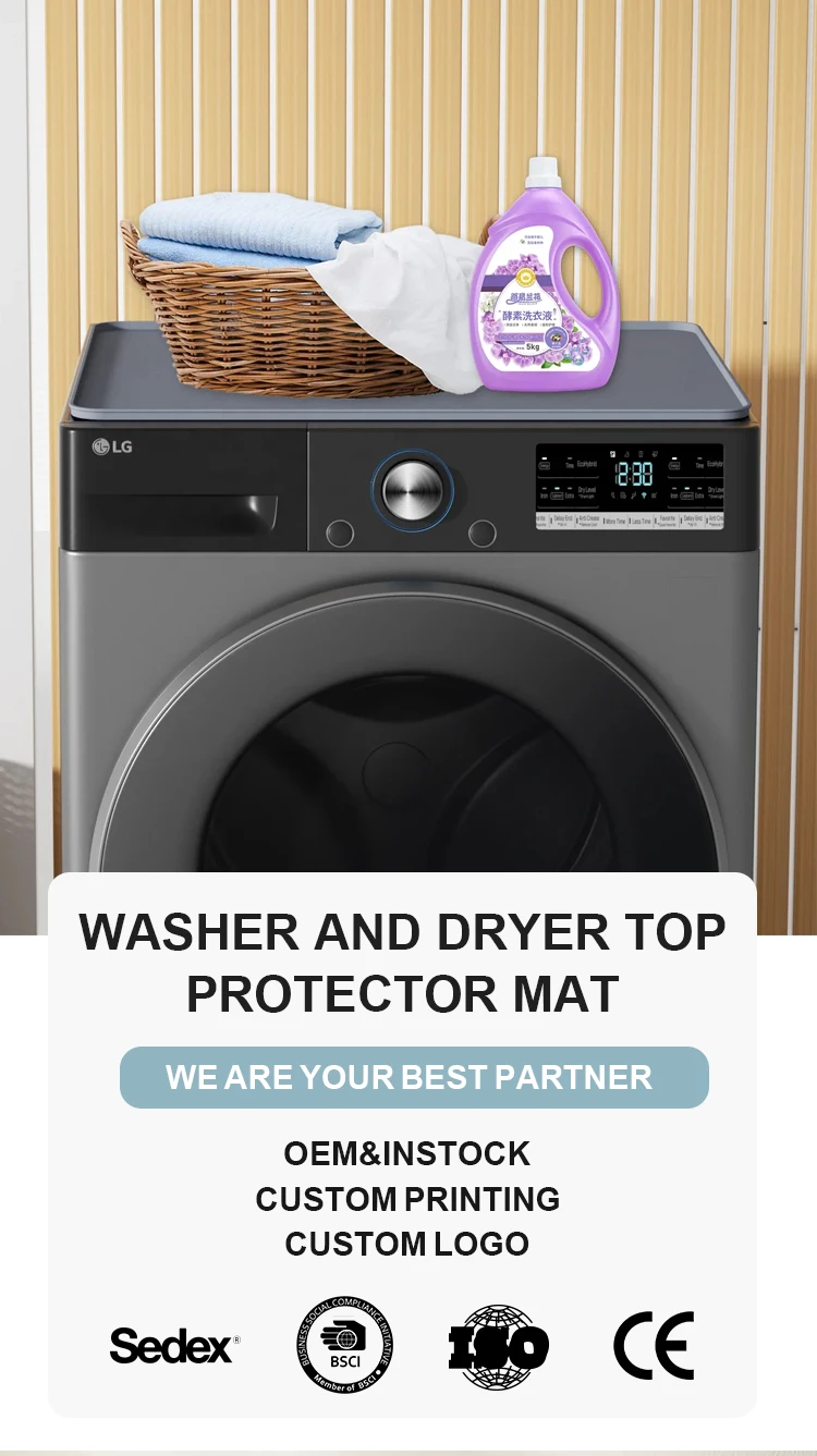 Waterproof Washable Silicone Mat For Washing Machine And Dryer,Washer ...