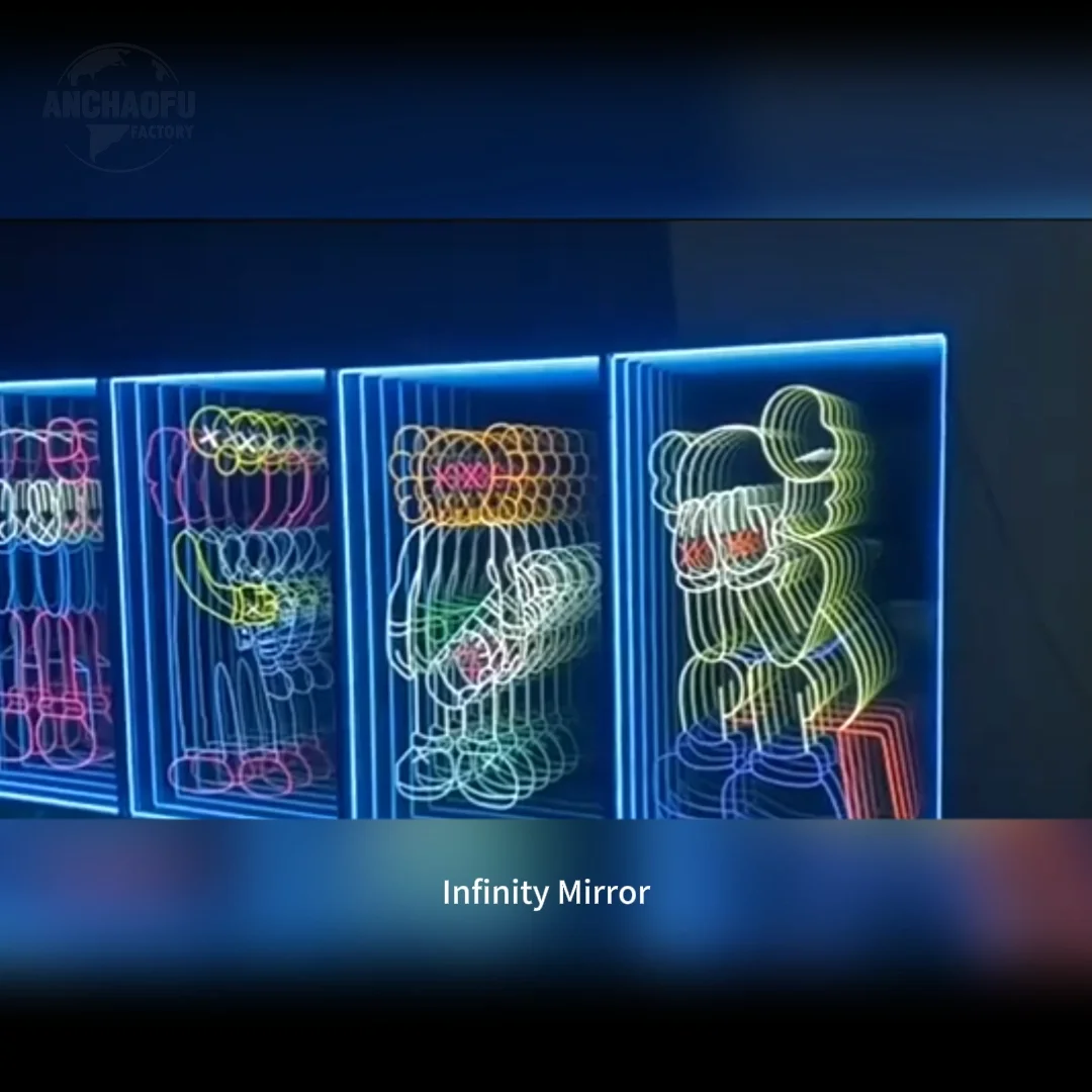 Melaleuca Mirror Cabinet Led Neon Light Luminous Character Reflection ...