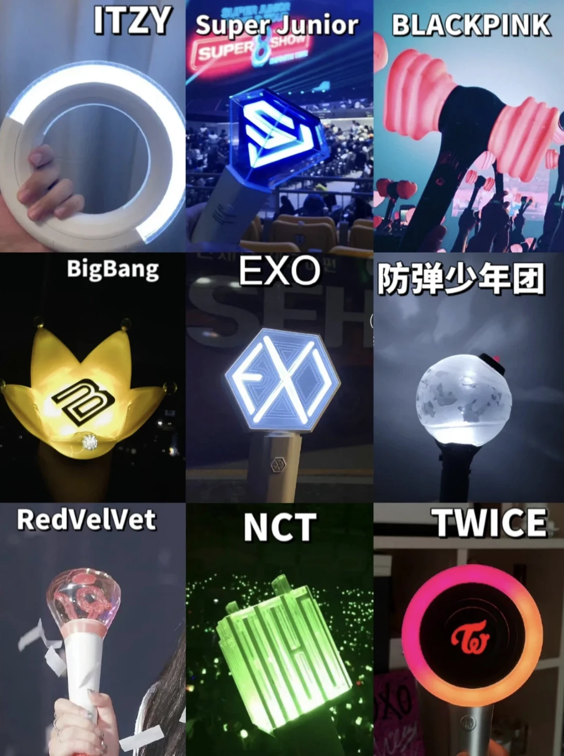 Official Light Stick Supply Led Flashing Sticks Custom Logo Glow ...