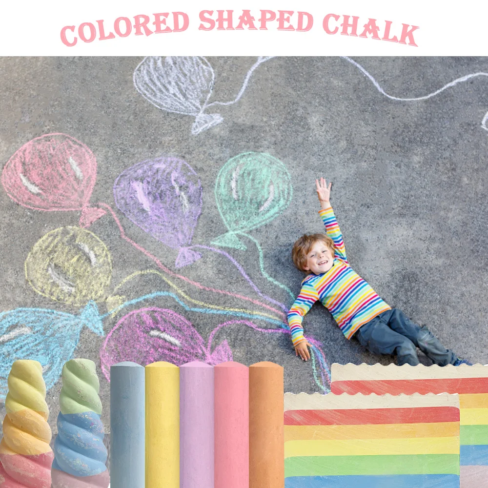 Outdoor Toy Washable Fancy Design rainbow unicorn Shaped Jumbo Sidewalk ...