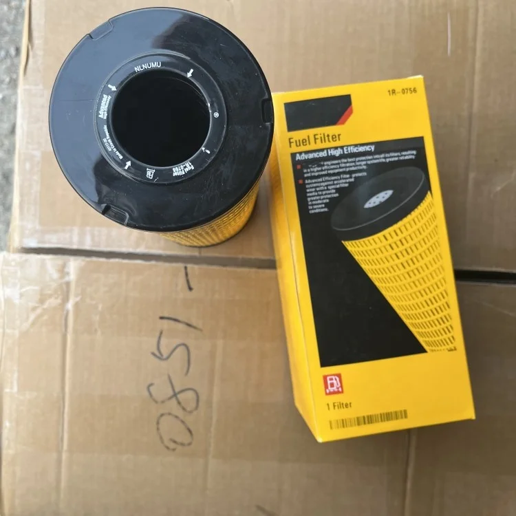 Huida High Quality Excavator Fuel Filter 1r-0756 Used For Caterpillar ...