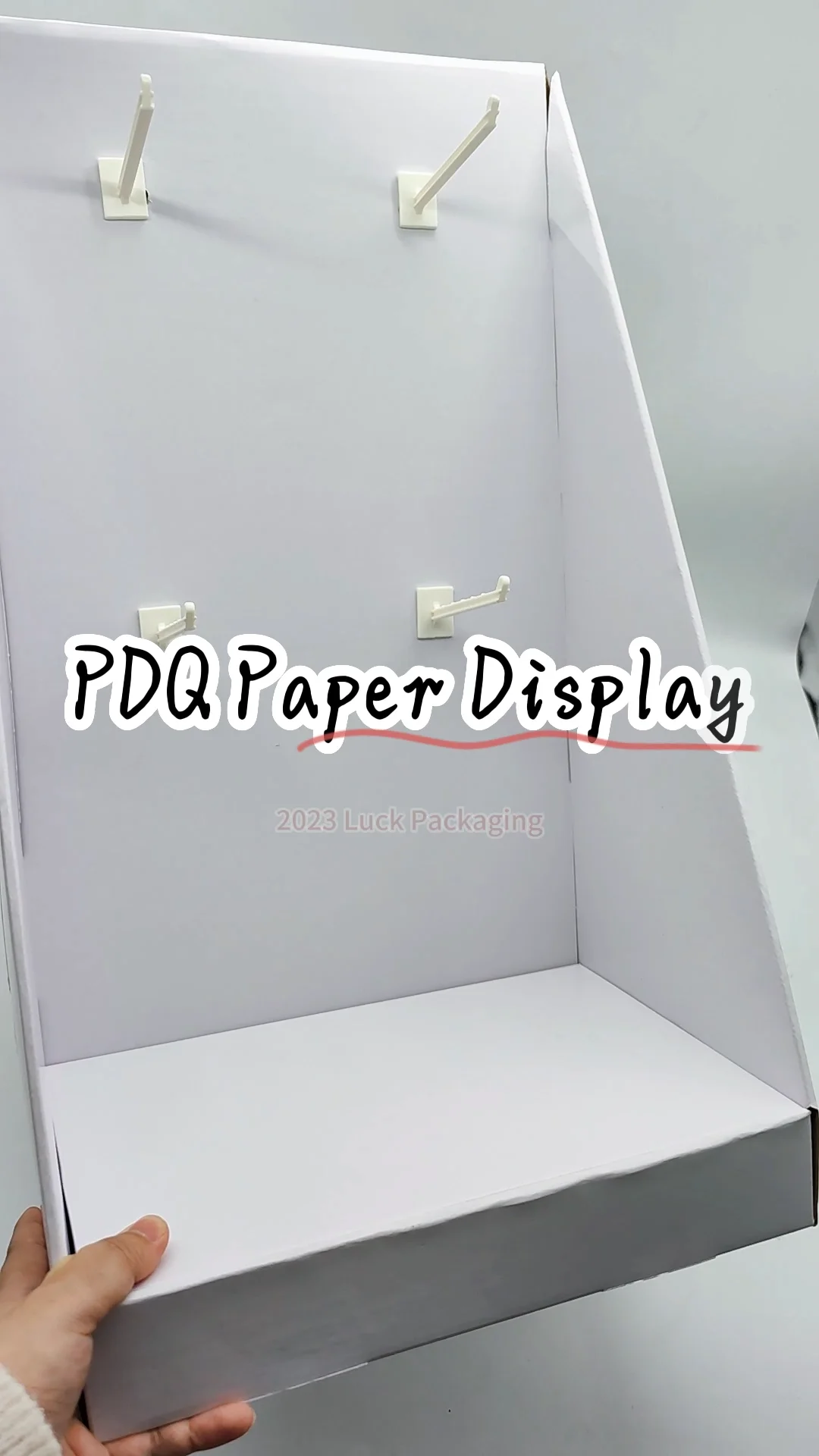 Custom Printed Corrugated Card Supermarket Promotion Counter Cardboard ...