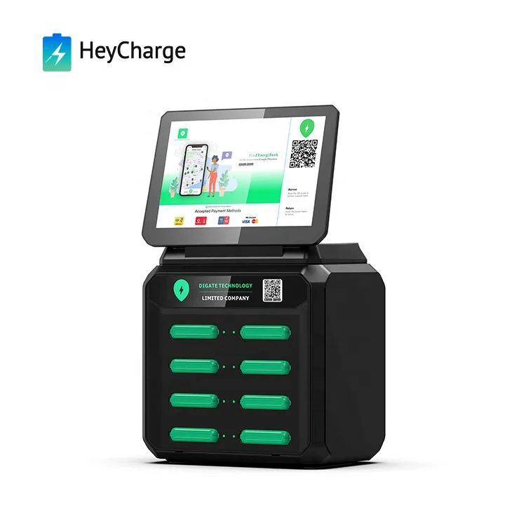 Restaurant Mobile charging kiosk vending machine sharing power bank ...