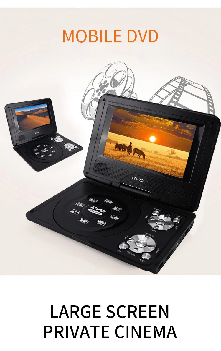 Tntstar Tnt-780 Dvd/vcd/evd Players 9 Inch Portable Dvd - Buy Evd ...