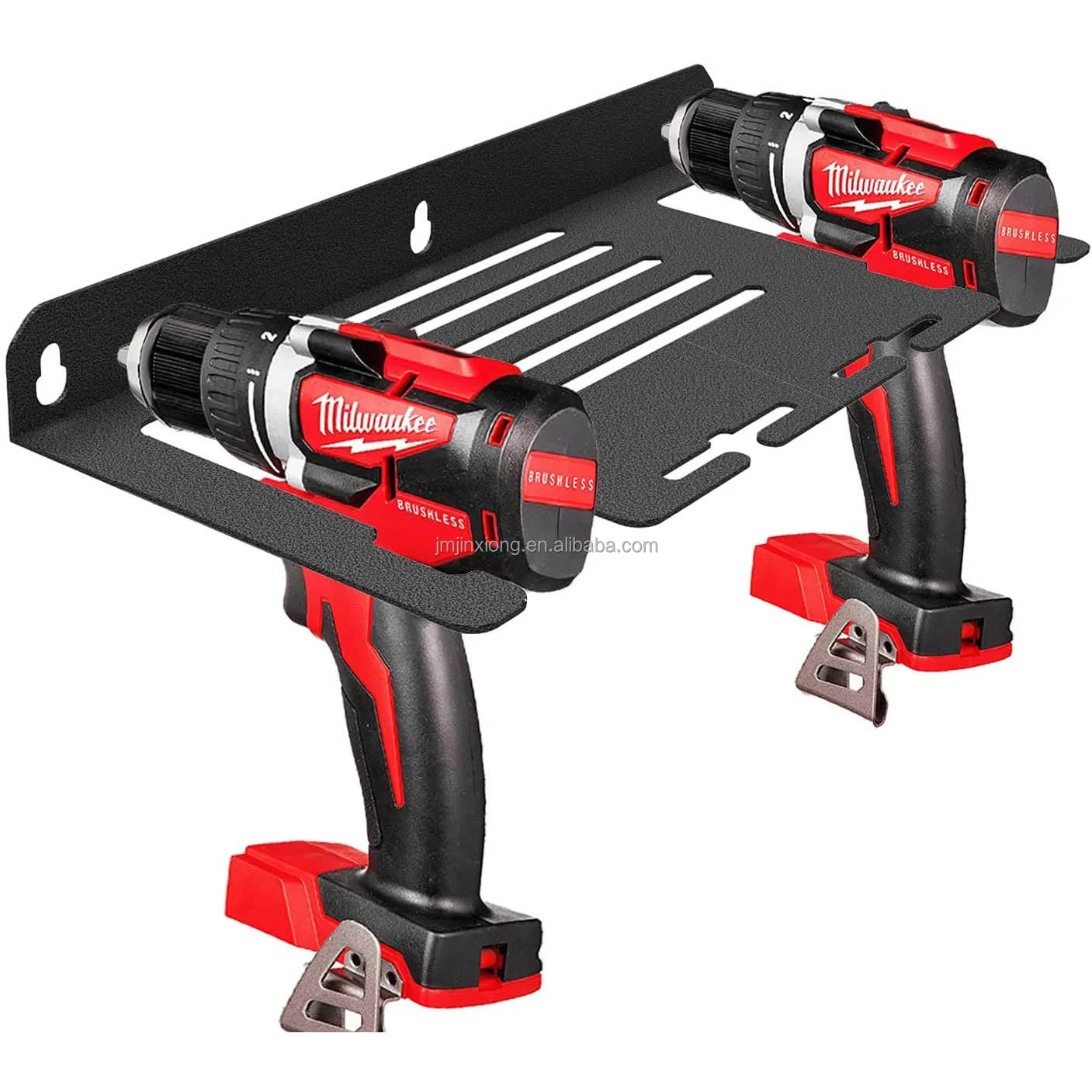 Black Metal Garage Heavy Duty Wall Mounted Power Shed Wall Mounted Tool ...