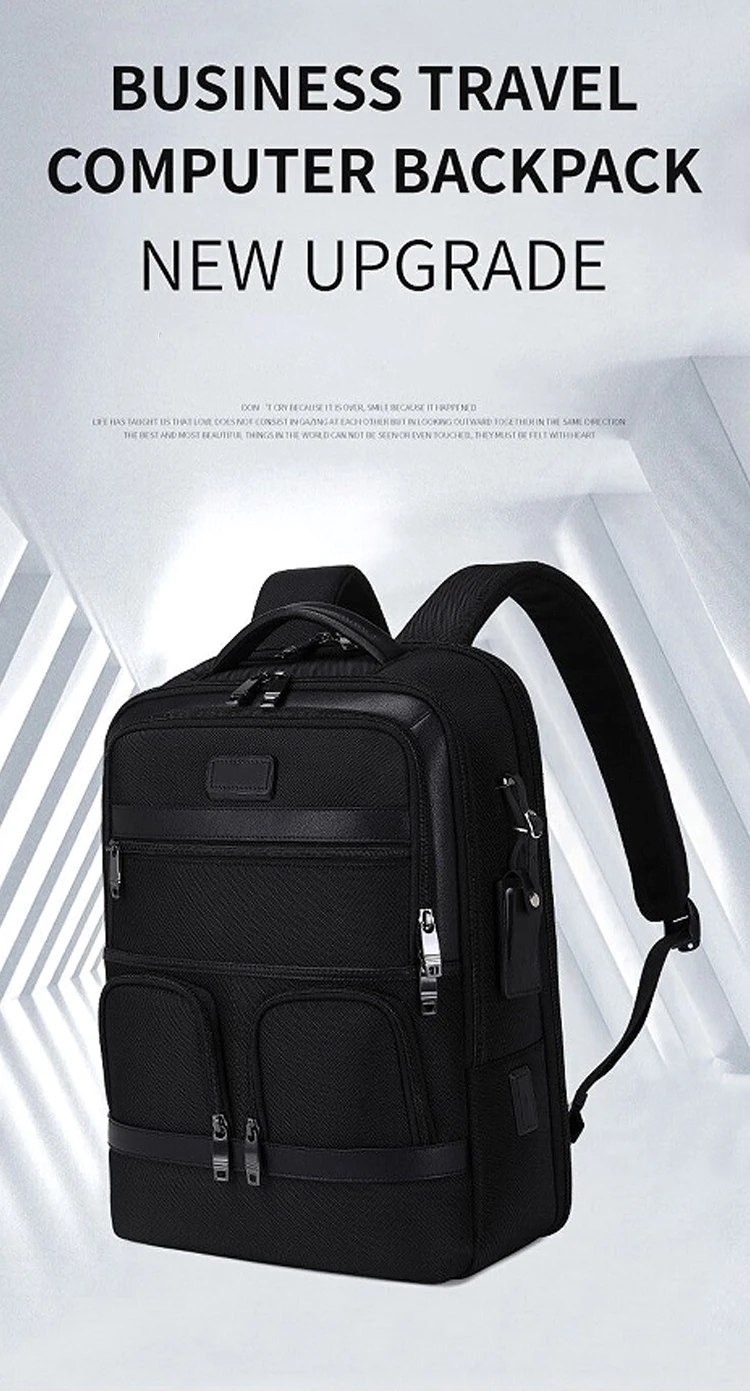 Luxury Men Business Laptop Computer Backpack Usb Charging Back Pack ...