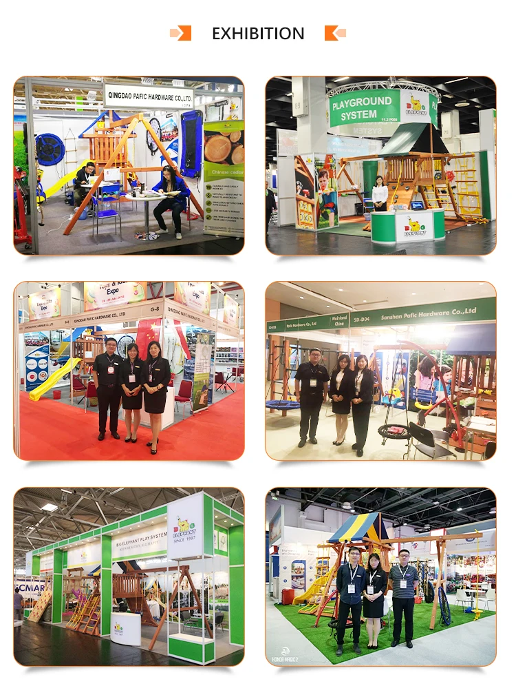 Multi Purpose Outdoor Wooden Playsets Playground For Kids For Backyard ...