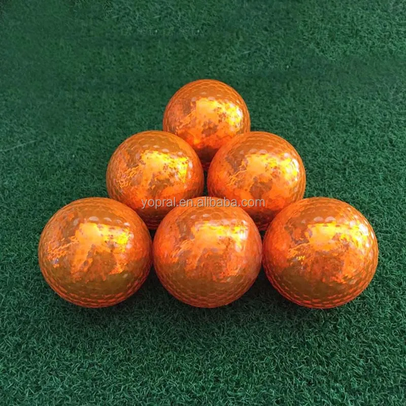 Match Opening Colored Gift Plated Golf Balls - Buy Plate Golf Ball ...
