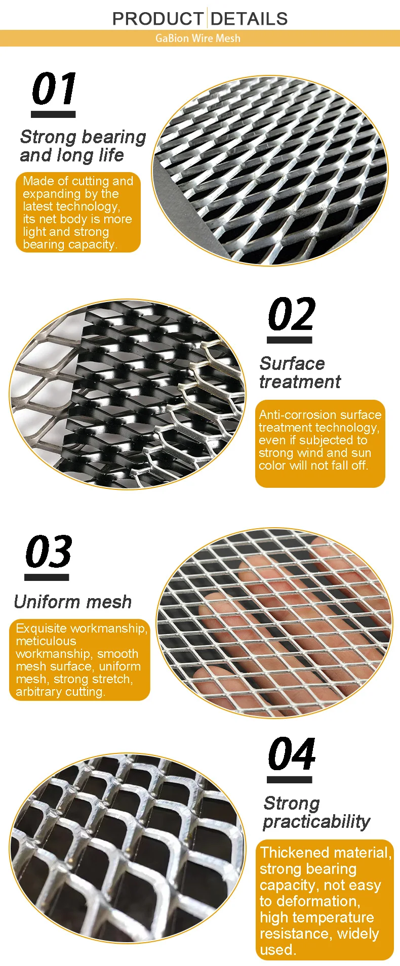 Aluminum Suspended Ceiling Expanded Metal Mesh / Expanded Metal Stair ...