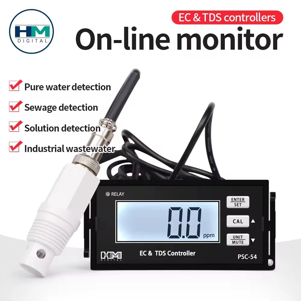 Psc-54 Portable Ec Tds Controller Water Quality Tester Ec Tds Detector ...