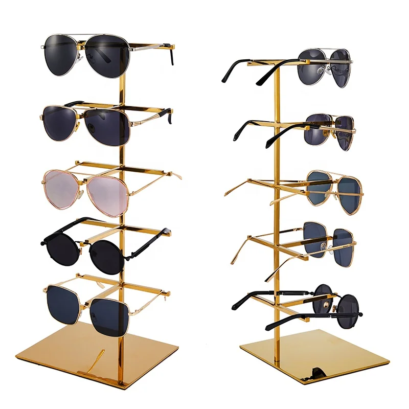 Retail Store Glasses Stand Display Countertop Black Glasses Sunglasses ...