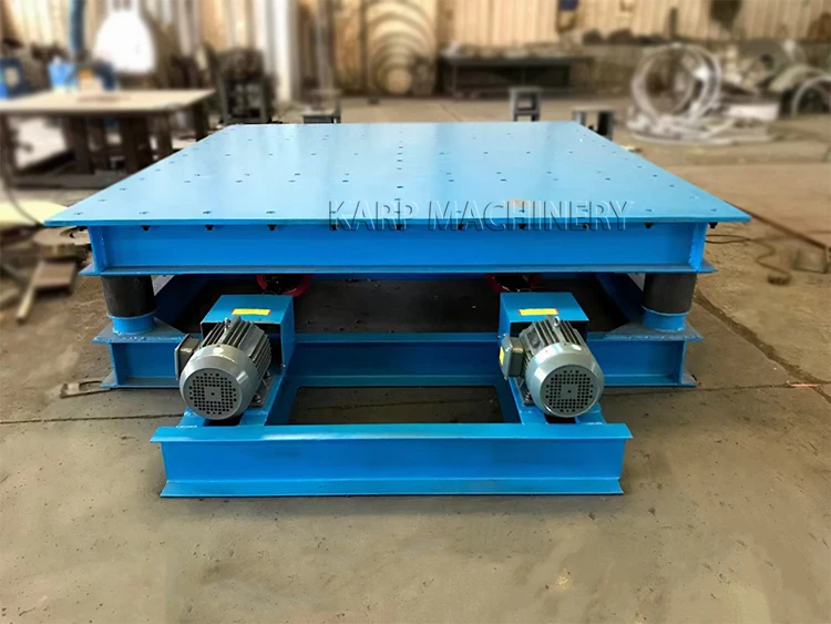 1500x1500mm Vibration Table for Concrete Mold Compaction & OEM