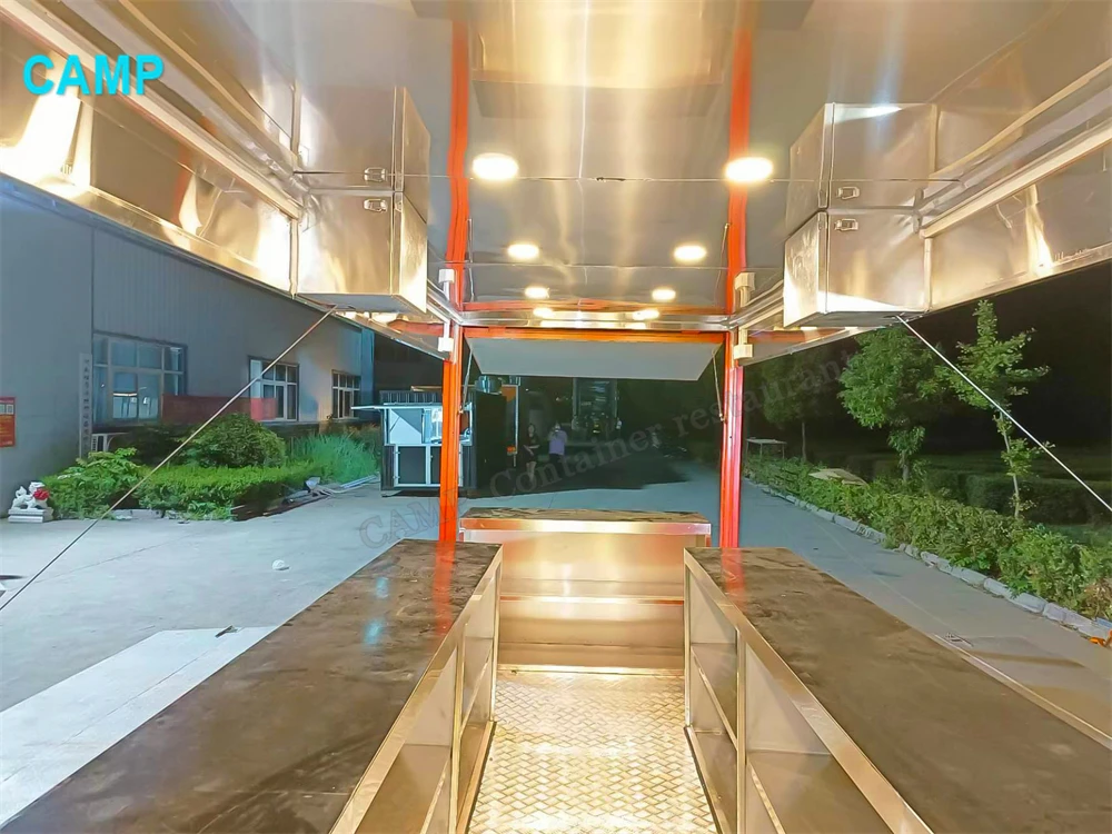 China 20ft 40ft Shipping Container bar Restaurant Container Restaurant ...