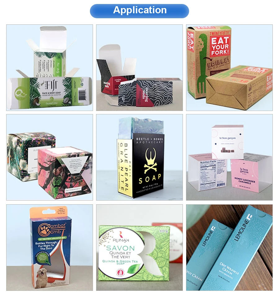 Dession Automatic Folding Carton Cartoning Machine For Snack Food Box ...