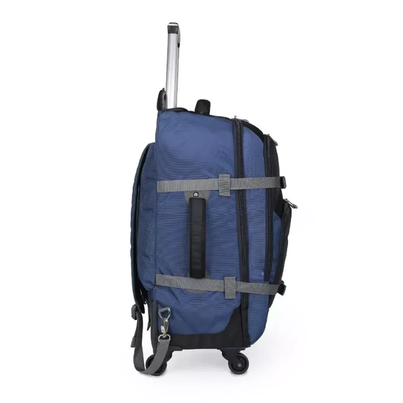 Rolling Travel Backpack Wheeled Trolley Backpack Luggage Wheels Bag 19 ...