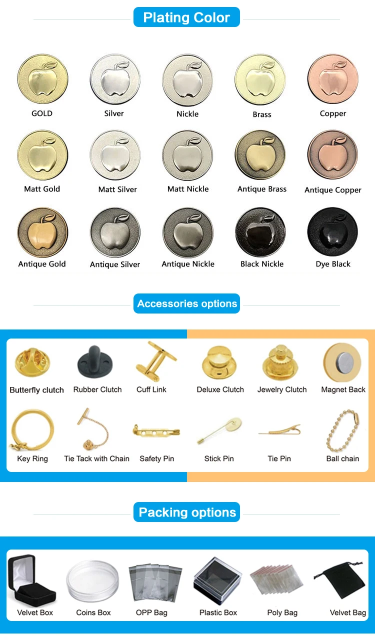 Wholesale No Minimum Metal Pins - Custom Enamel Badges