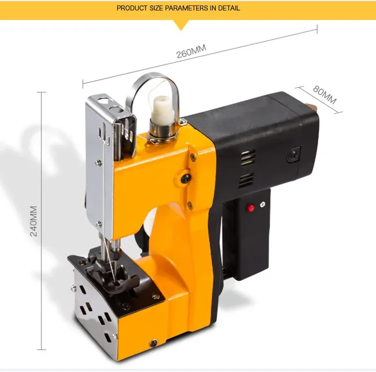 Industrial Handheld Bag Sewing Machine Mini Bag Closer Portable Woven ...