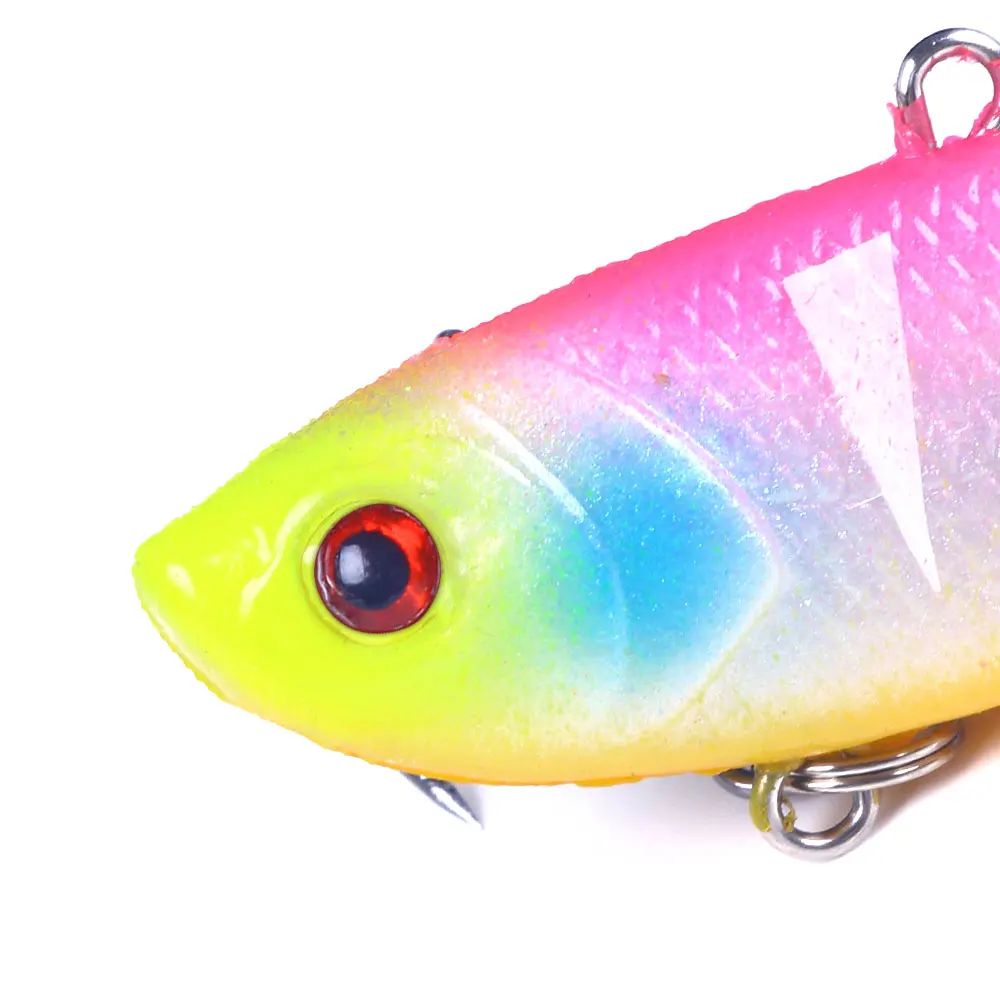 7cm/12g Soft Double Tail Super Soft Plastic Fishing Lures