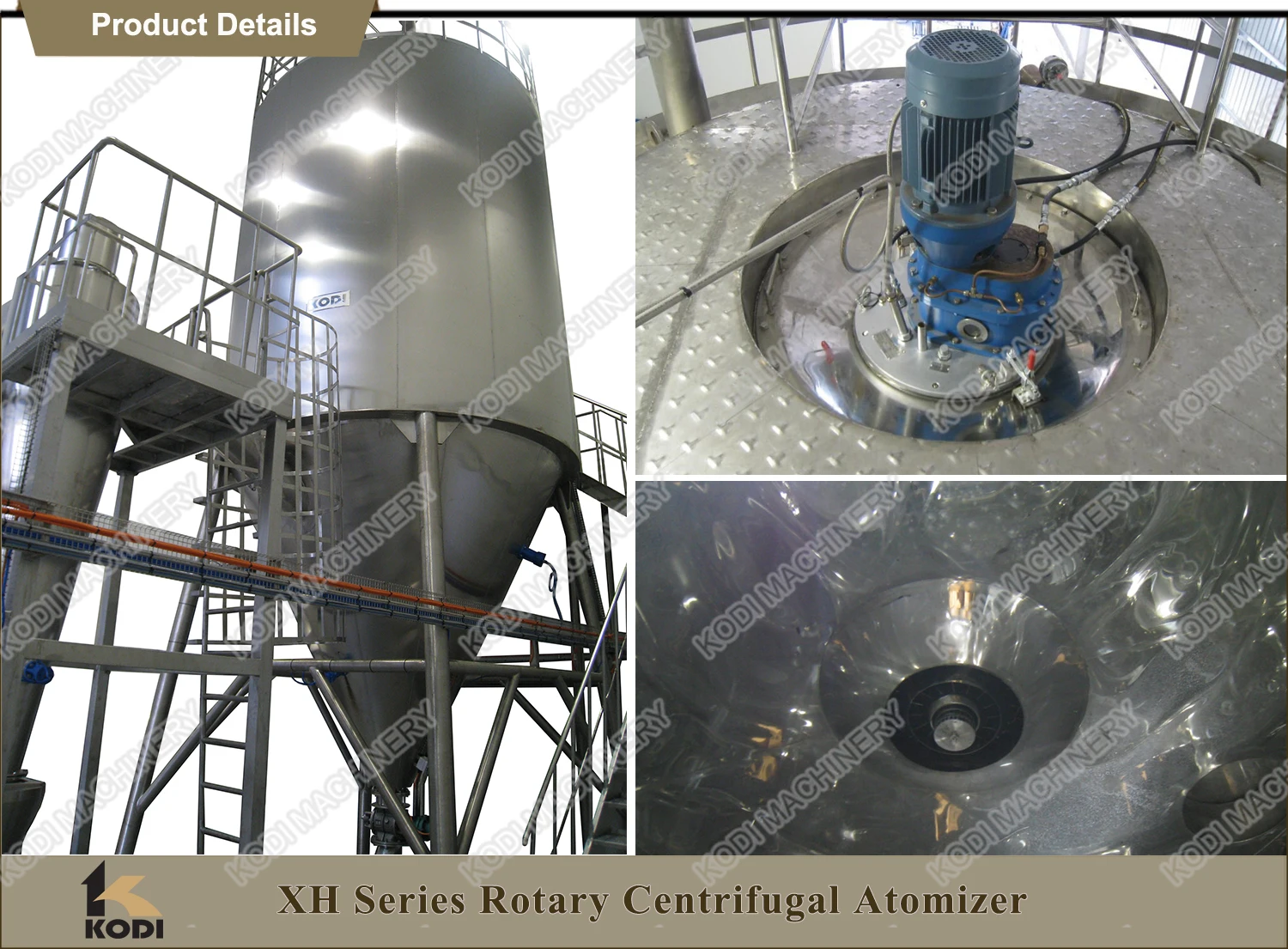 KODI XH Series Stainless Steel Spray Dryer Atomizer