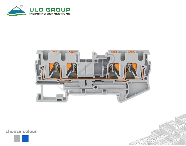 PT4-QUATTRO Push-in Type Din Rail Power Supplies Terminal Blocks ...