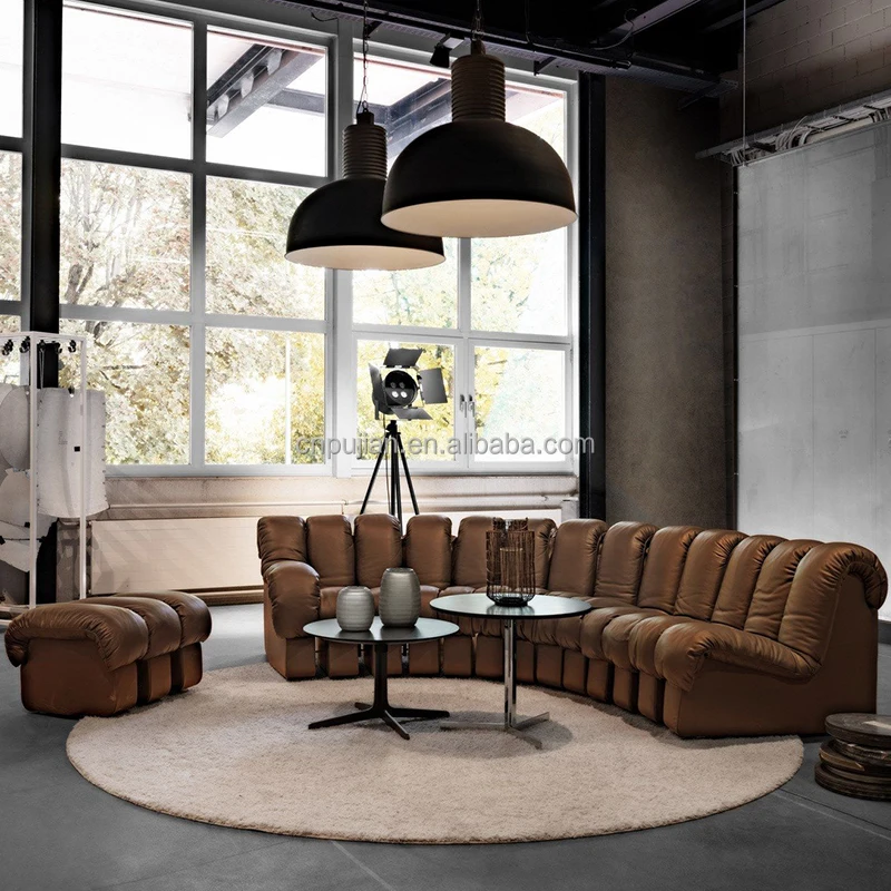 Modern Living Room 'snake' Sectional Sofa Snake-shaped Sofas ...