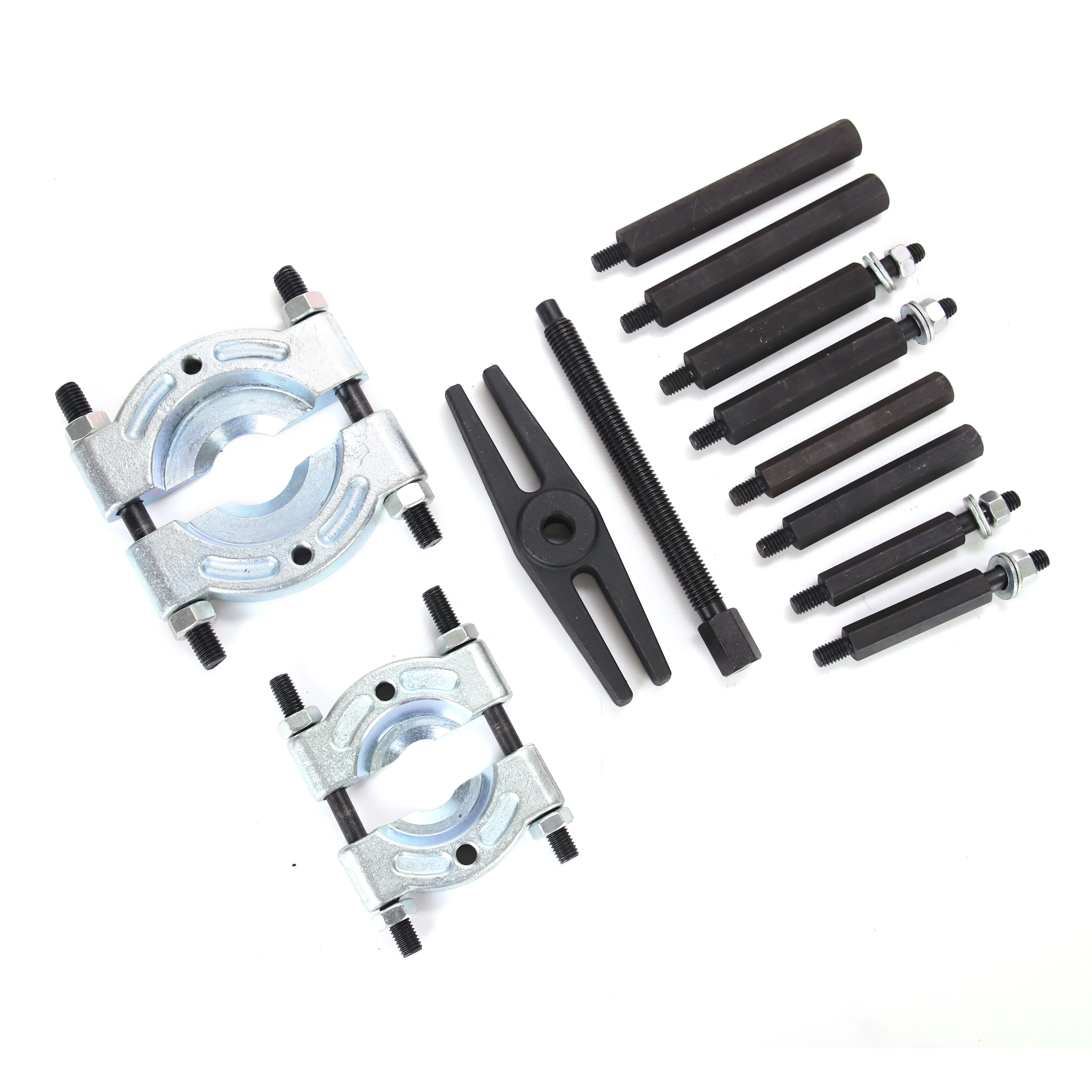 12 PCS Bearing Separator and Puller Kit Wheel Hub Gear Pinion ...