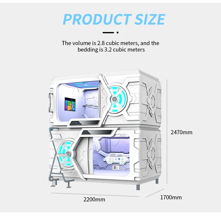 Hotel Furniture Capsule Sleeping Pod - Durable & Stylish