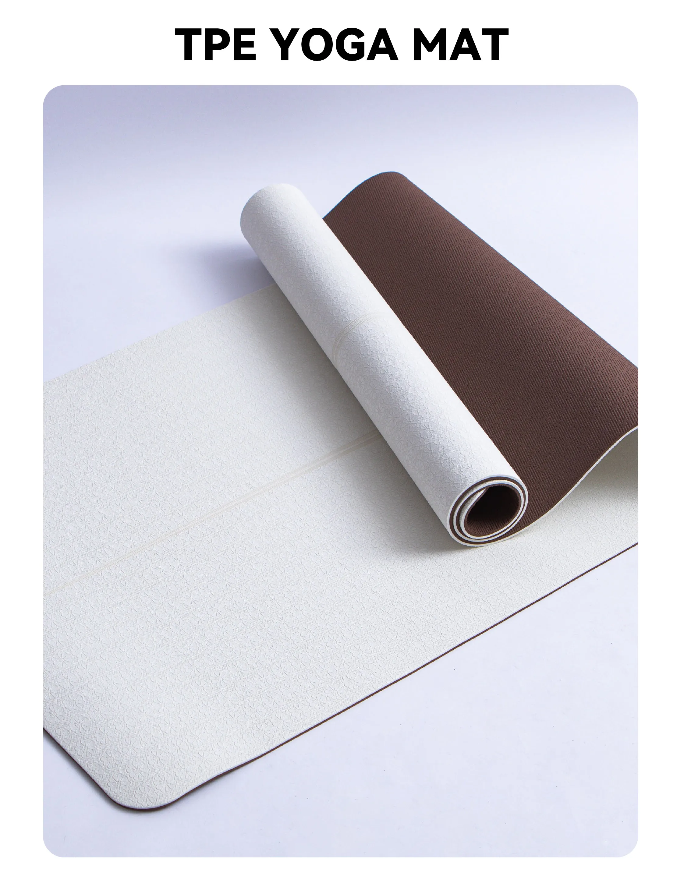 BLOOM TPE Yoga Mats - Personalized Anti Slip Fitness Mats