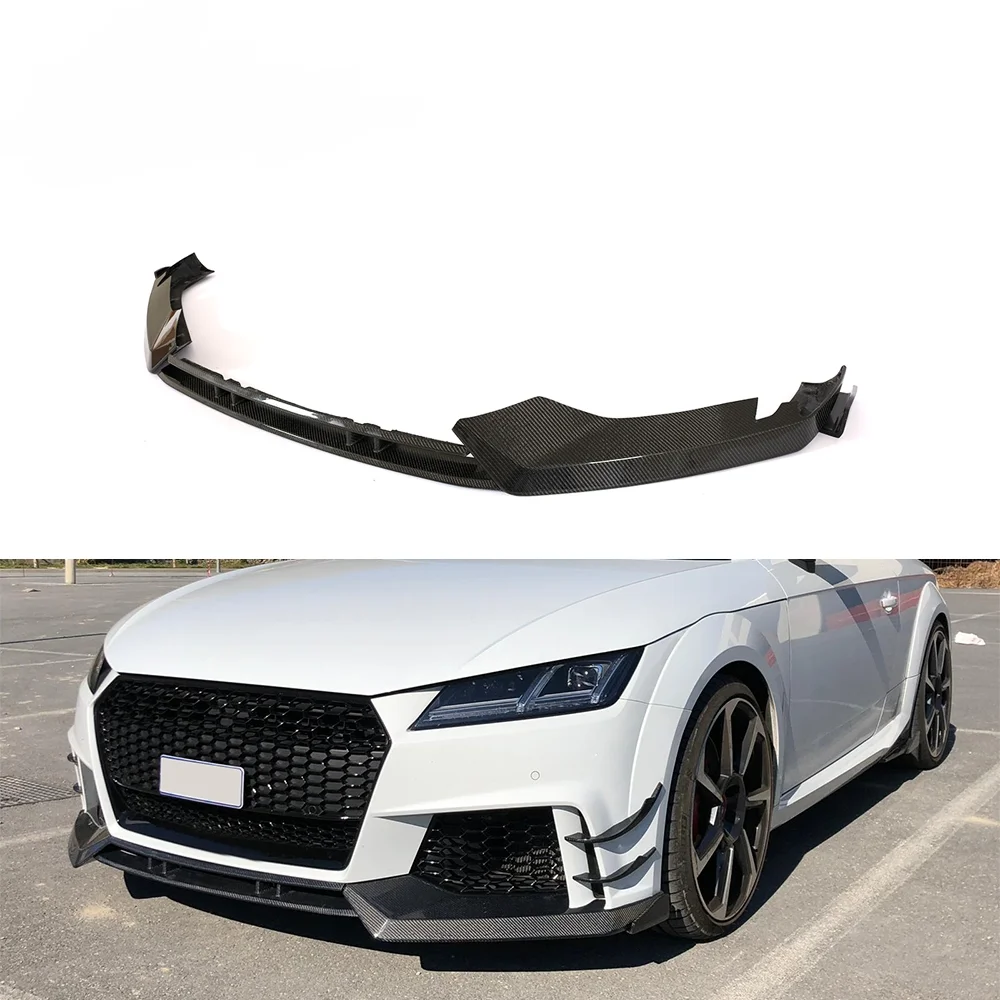 High Quality Ttrs Carbon Fiber Car Front Bumper Lip Splitter For Audi ...
