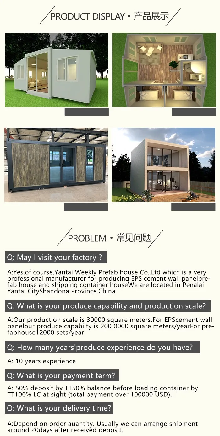 Modern Attractive Luxury Prefabricated Tiny Houses With Customizable ...