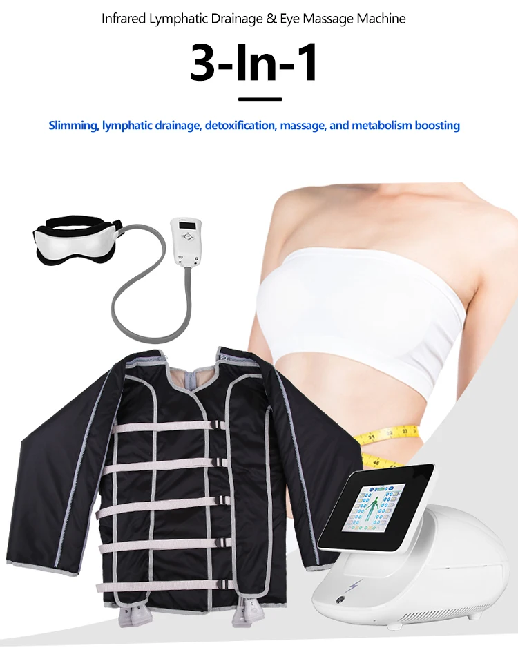 New Arrival 3 In 1 Professional Lymphatic Therapy Pressotherapy ...