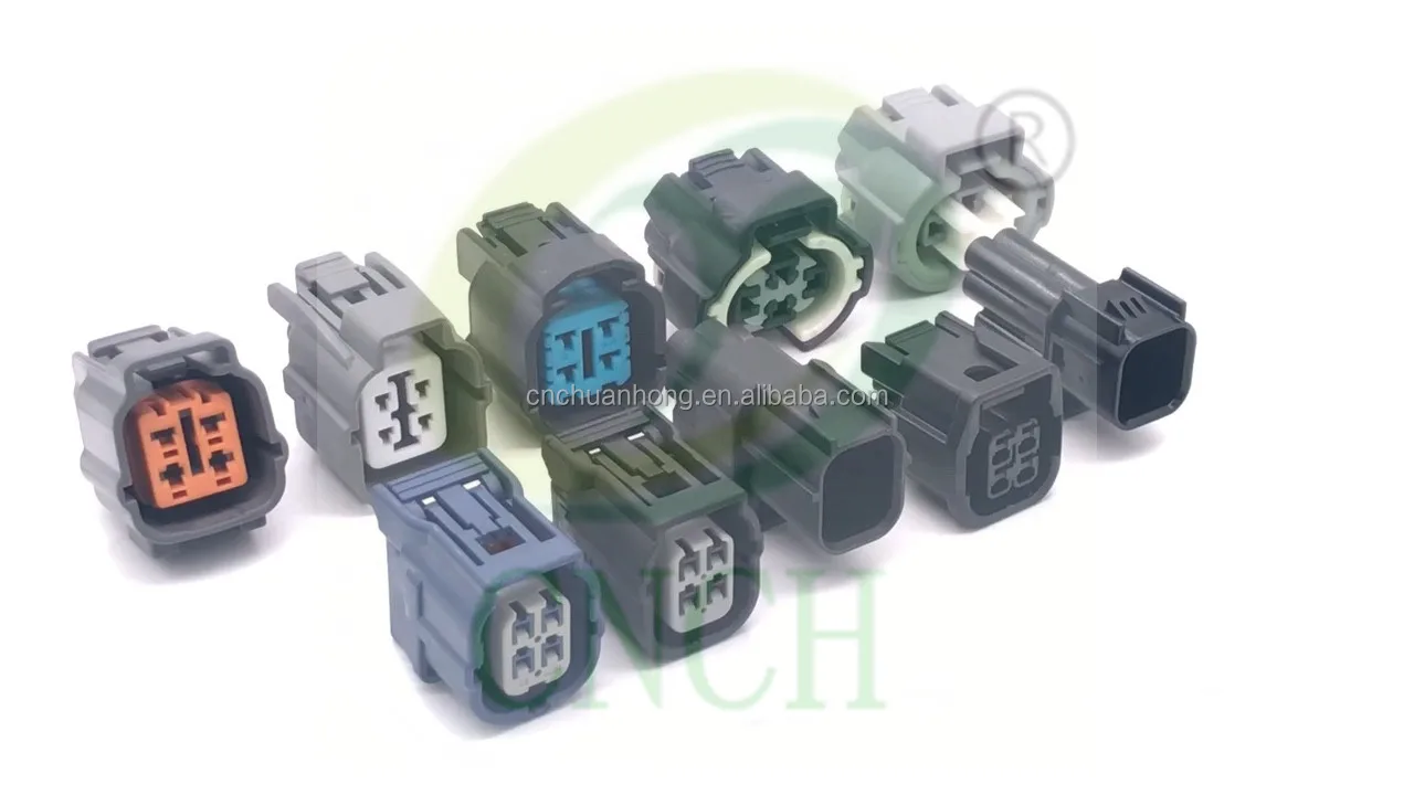 12185025汽车连接器密封母2针模拟，用于Delphi 15327869 VAG 357972752系列2.8毫米DJ7024-3.5 ...