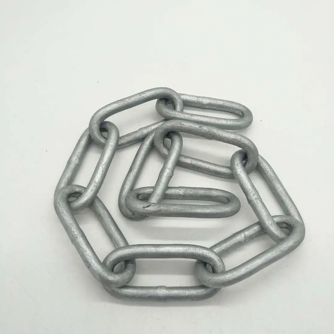 Din5685c Hot Dip Galvanized Smooth Welding Long Link Chain 8mmx52mm ...