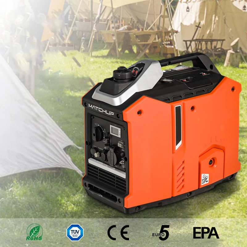 Mini Electric 3kw Inverter Gasoline Generator - Silent & Portable